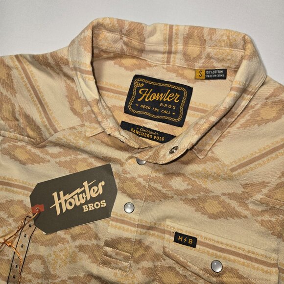 Howler Brothers | Shirts | Howler Bros Shirt Ranchero Polo Mens Small ...
